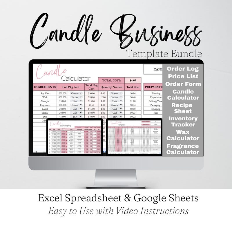 Shop Template for Excel - Etsy UK