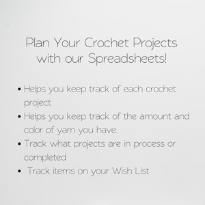 Crochet Planner, Crochet Tracker, Crochet Project Planner, Crochet ...
