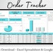 Business Order Tracker Template, Order Tracker Google Sheets, Order ...