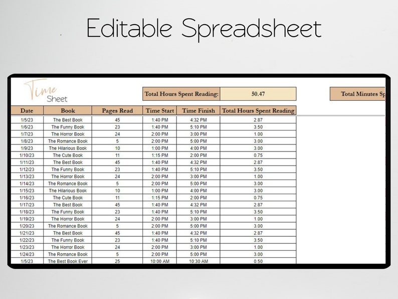 Book Tracker Excel Book Tracker Log Book Tracking Checklist - Etsy