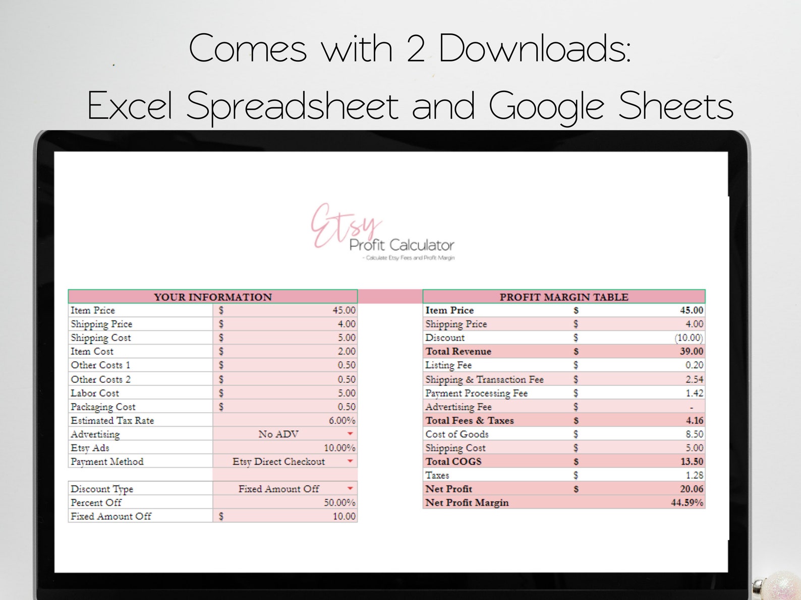 Business Planner Excel, Business Expense Tracker Google Sheets ...