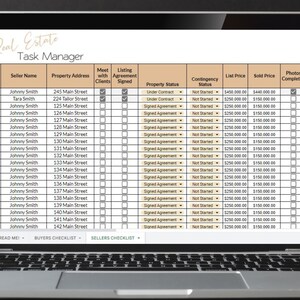 Real Estate Checklist, Real Estate Transaction Checklist, Real Estate ...