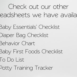 Baby Shower Checklist Google Sheets, Baby Registry Checklist, Newborn Must Haves, New Mom ...