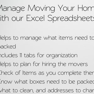 Moving Planner Checklist Bundle, Moving Template, Moving Planning, New ...