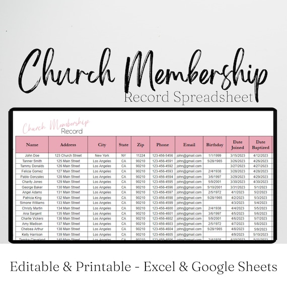 Church To Do List Printable