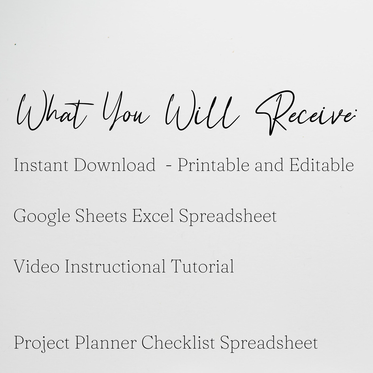 Project Planner Template Excel Spreadsheet Project Management
