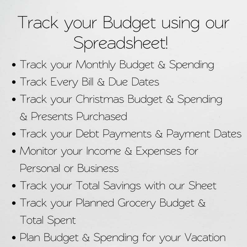 Budget Planner Digital Bundle, Ultimate Budget Google Sheet Template ...