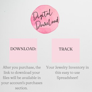 Jewelry Inventory Tracker, Jewelry Making Planner List Excel ...