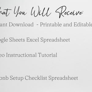 Set up Checklist Template, Setup Guide for Short Term Rentals, Rental ...