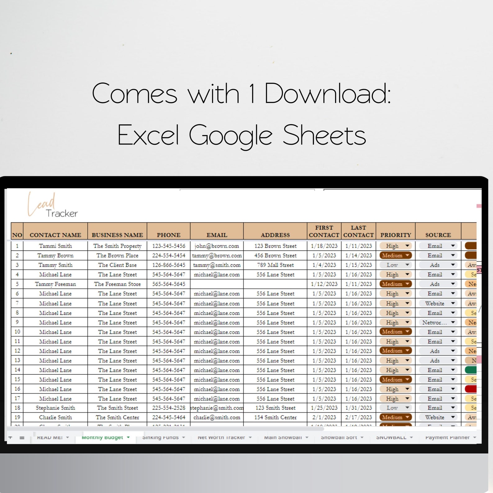 Sales Management Template Excel Spreadsheet, Sales Manager Google ...