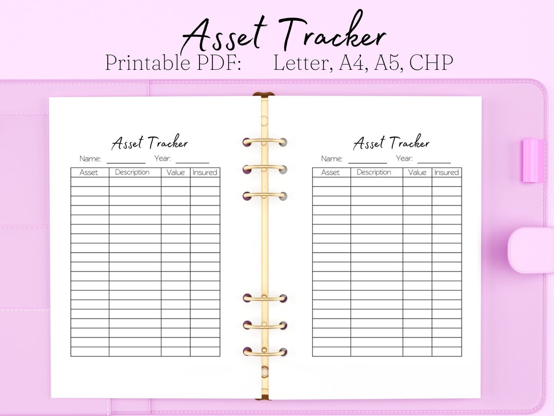 Asset Tracker, Asset Management, Asset Personal, Assets Over ...