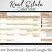 Realtor Calendar Google Doc Real Estate Monthly Calendar - Etsy