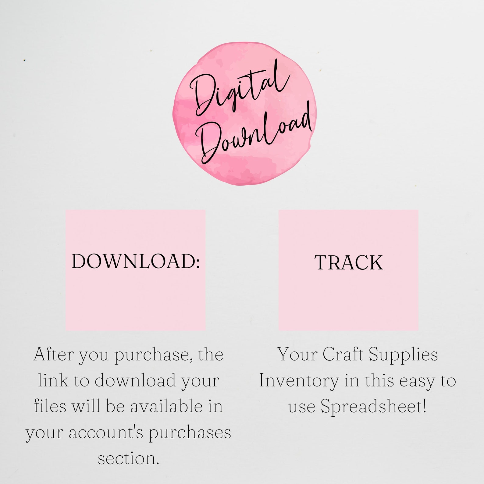 Craft Supplies Inventory Tracker Excel Spreadsheet Crafts Organization ...