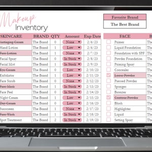 Makeup Inventory Management, Makeup Artist, Makeup Planner, Makeup ...