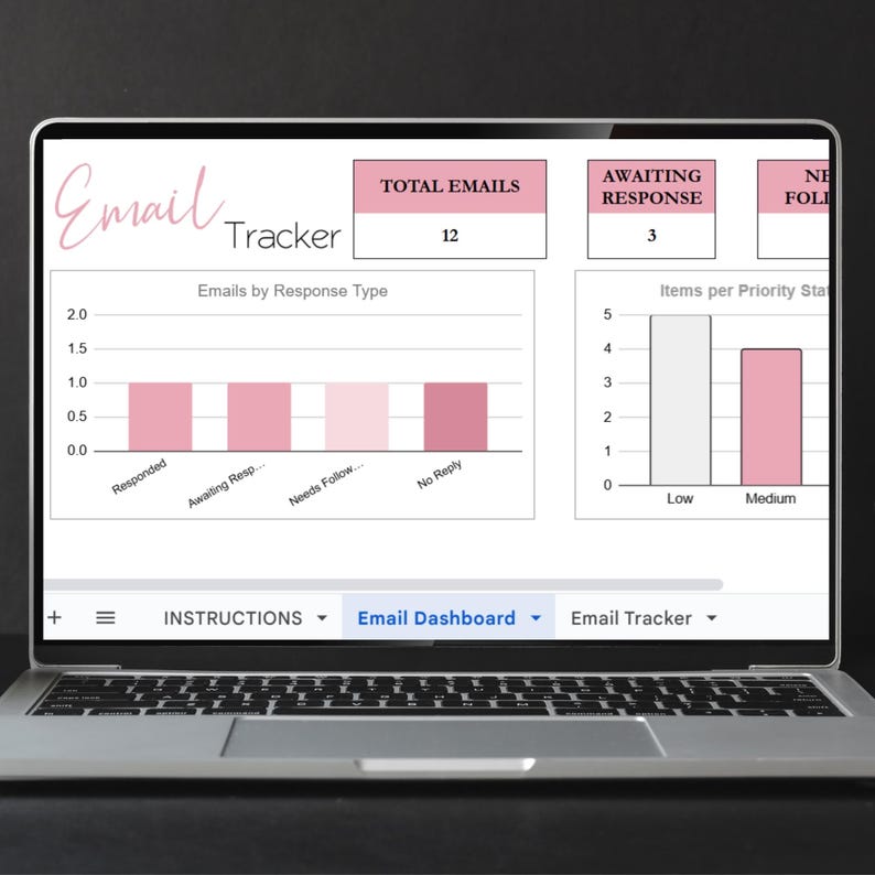 Email Tracker, Client Tracker, Lead Tracker, Work Template, Office ...