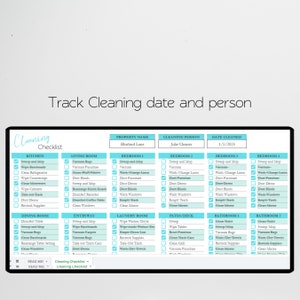 Cleaning List for Short Term Rental Property, Vacation Rental Cleaning ...