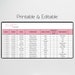 Migraine Tracker Excel Spreadsheet, Chronic Migraine Log Template ...