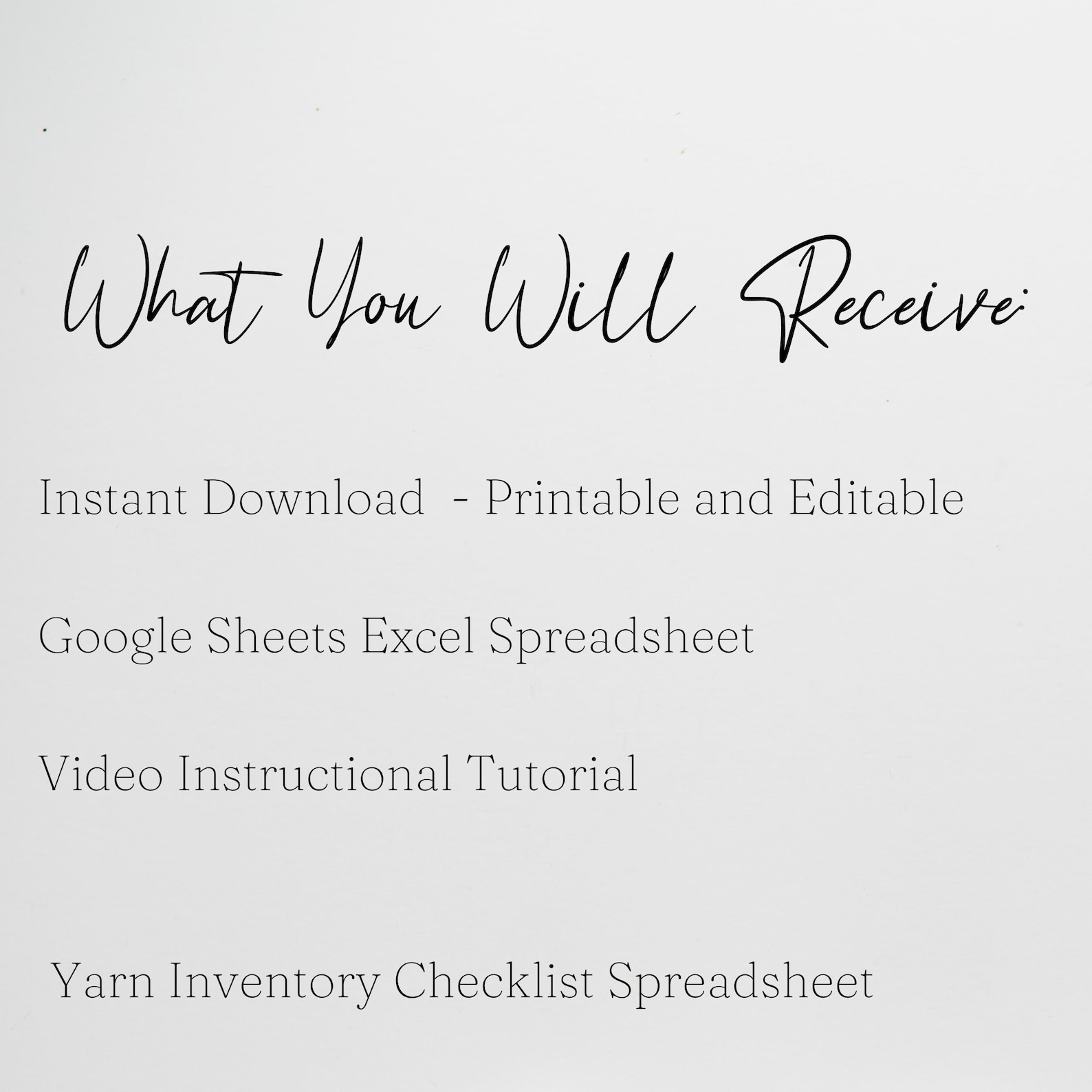 Yarn Inventory Tracker Excel Spreadsheet, Yarn Organizer Worksheet ...