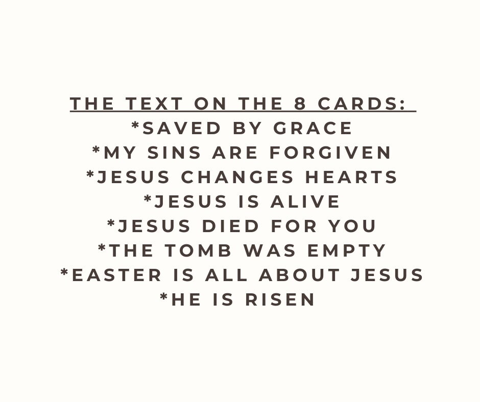 Easter Scripture Cards, Bible Verse Easter, Christian Coloring Cards ...