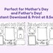All About My Mom Printable, All About My Dad Printable, Mother's Day ...