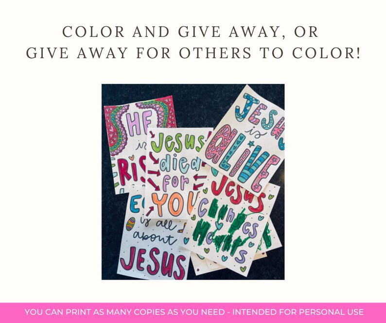 Easter Scripture Cards, Bible Verse Easter, Christian Coloring Cards ...