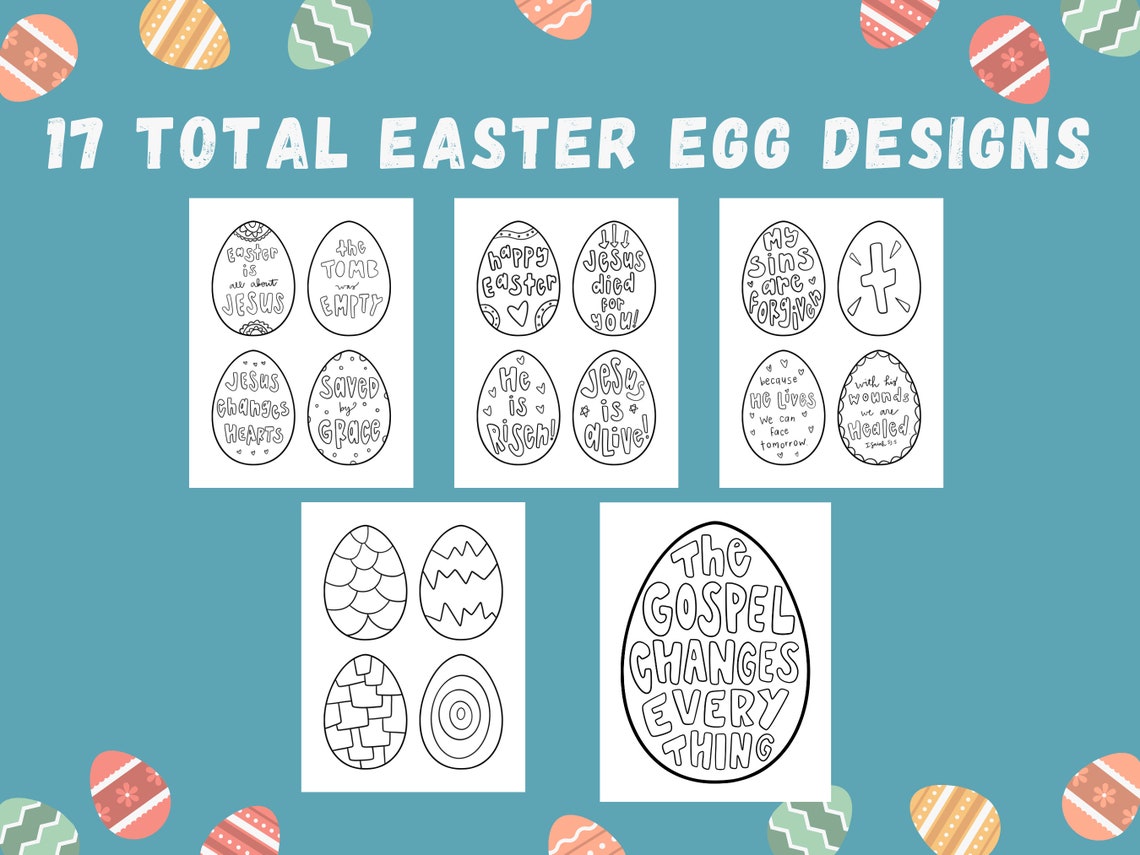 Printable Christian Easter Coloring Pages: Biblical Easter Crafts ...