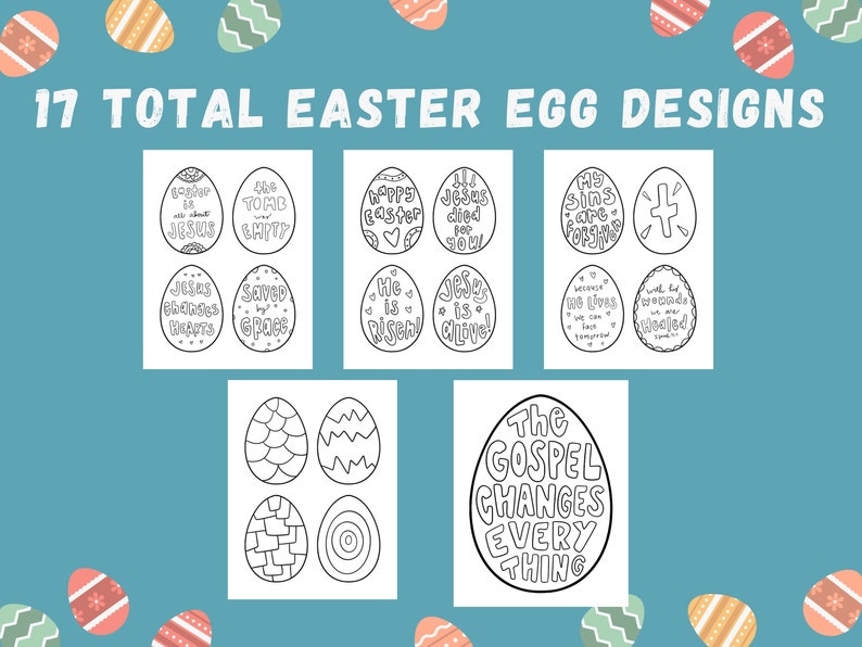 Printable Christian Easter Coloring Pages: Biblical Easter Crafts ...
