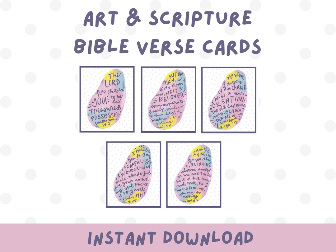 Bible Verse Printable Bible Verse Art Bible Verse Cards Scripture Cards
