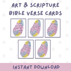 Bible Verse Printable Bible Verse Art Bible Verse Cards Scripture Cards ...