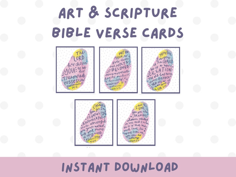 Bible Verse Printable Bible Verse Art Bible Verse Cards Scripture Cards ...