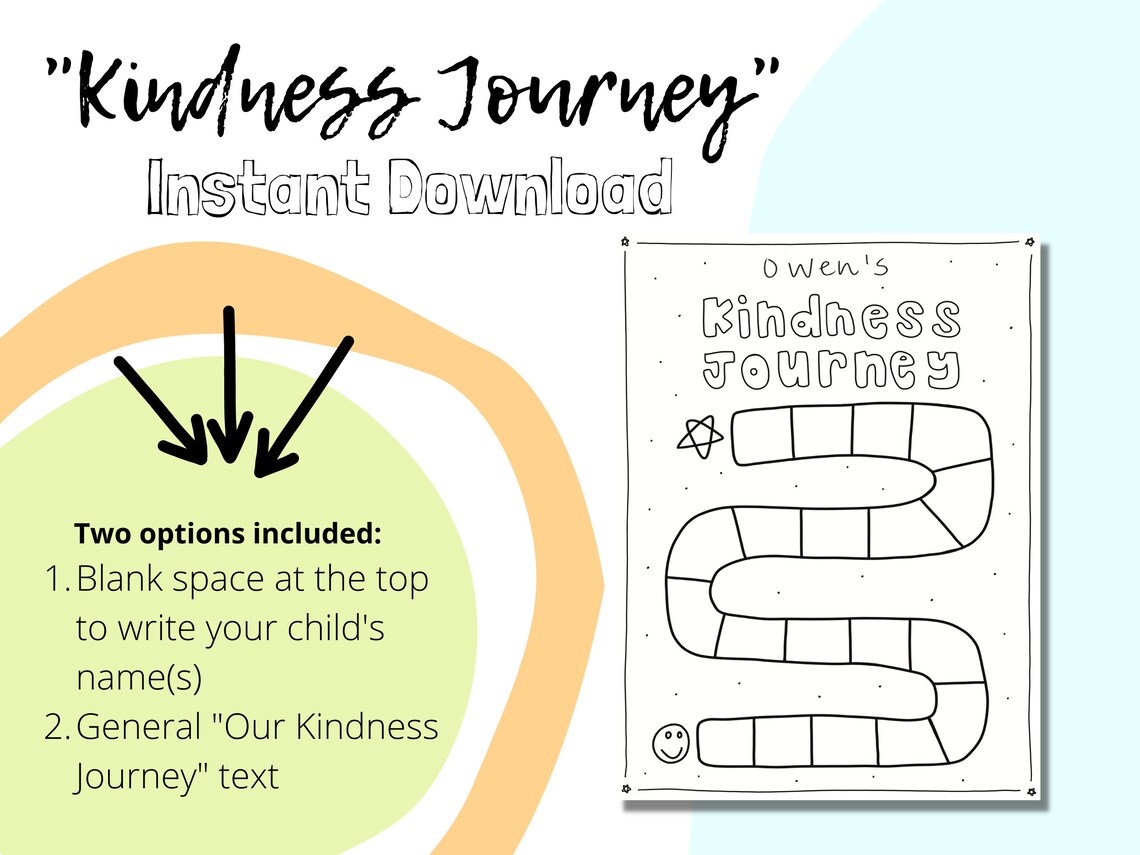 Kindness Chart, Reward Chart, Kindness Coloring Sheet, Behavior Goal ...