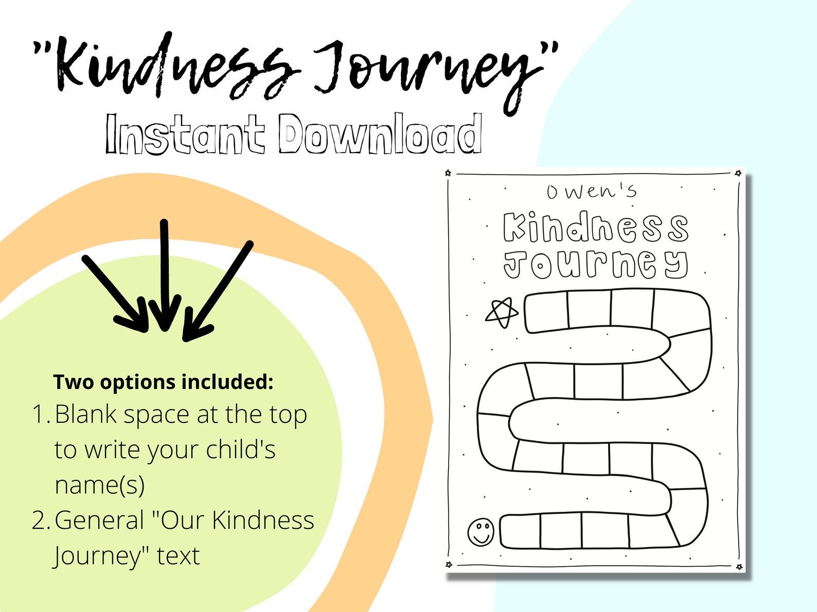 Kindness Chart, Reward Chart, Kindness Coloring Sheet, Behavior Goal ...