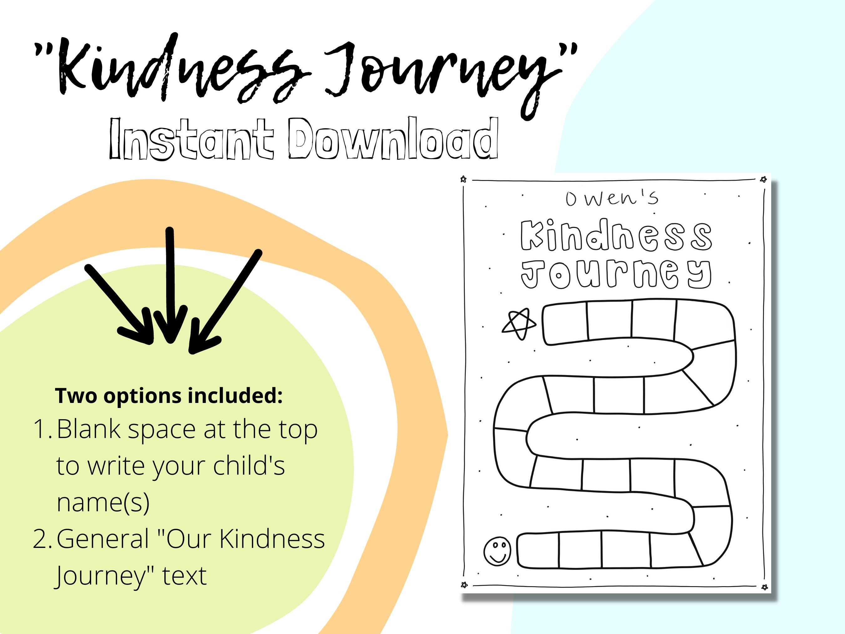 Kindness Chart, Reward Chart, Kindness Coloring Sheet, Behavior Goal ...