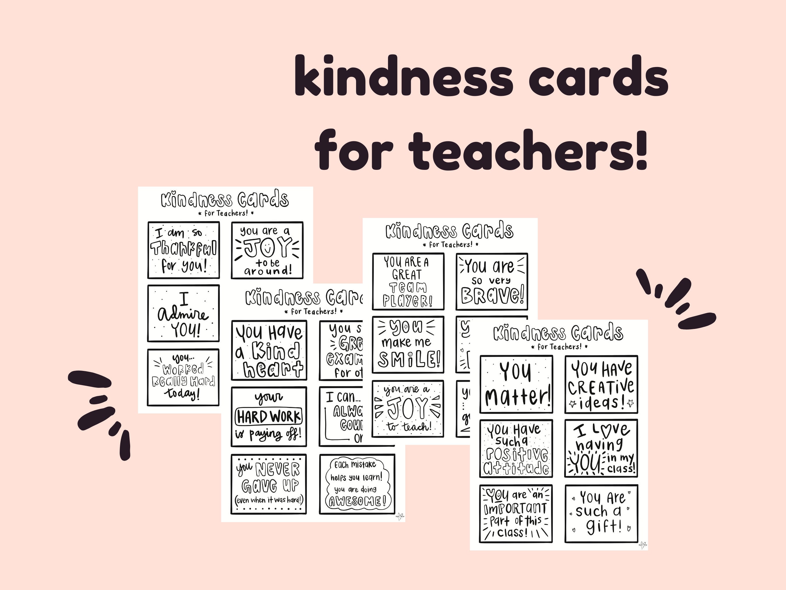 Kindness at School, Teach Kindness, Coloring Cards for Kids, Kids ...