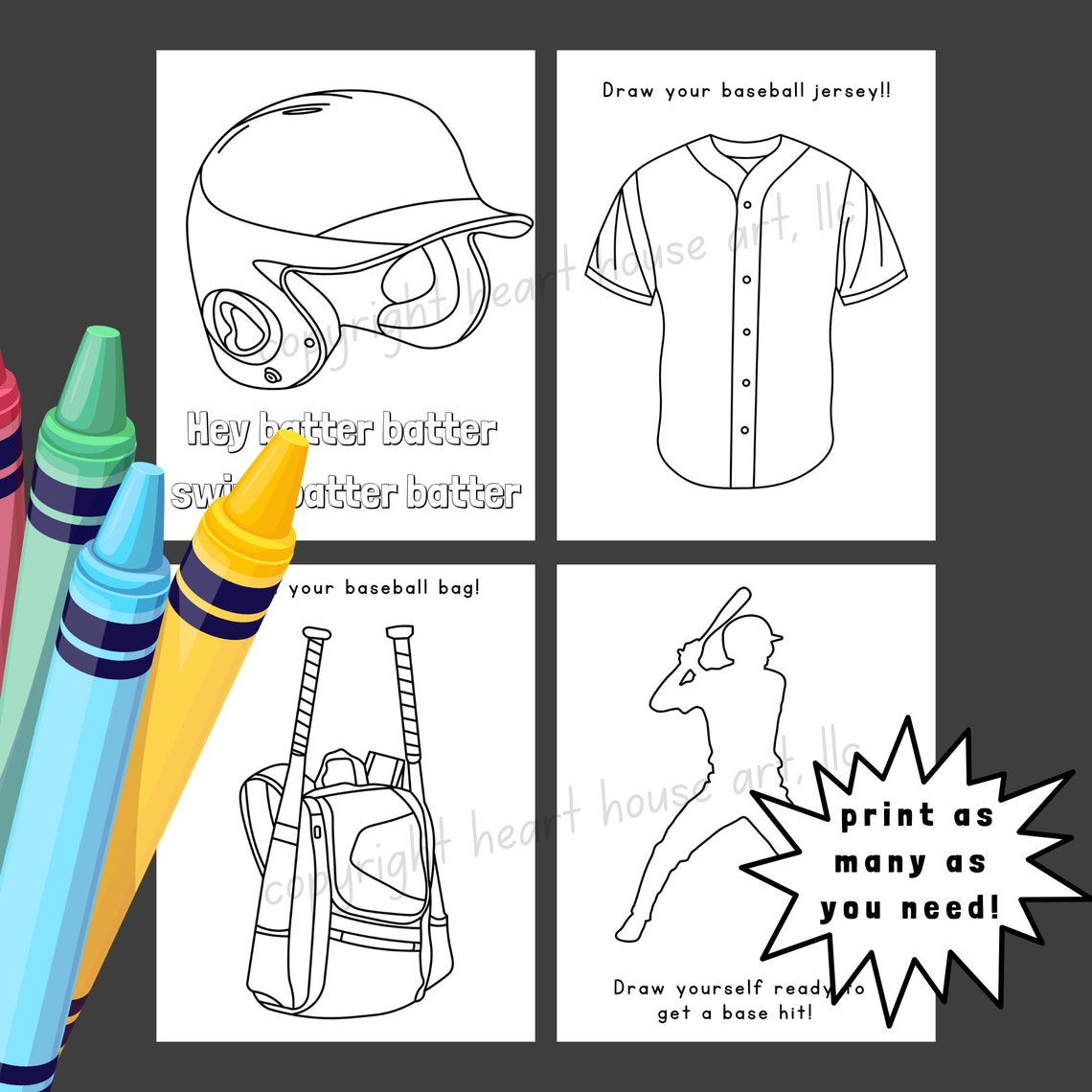 Baseball Coloring Book, Baseball Coloring Pages, Baseball Activity ...