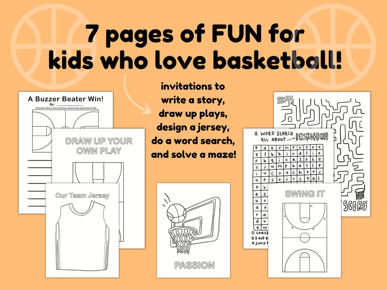 Basketball Printable, Basketball Coloring Pages, Basketball Sheet ...