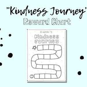 Kindness Chart, Reward Chart, Kindness Coloring Sheet, Behavior Goal ...