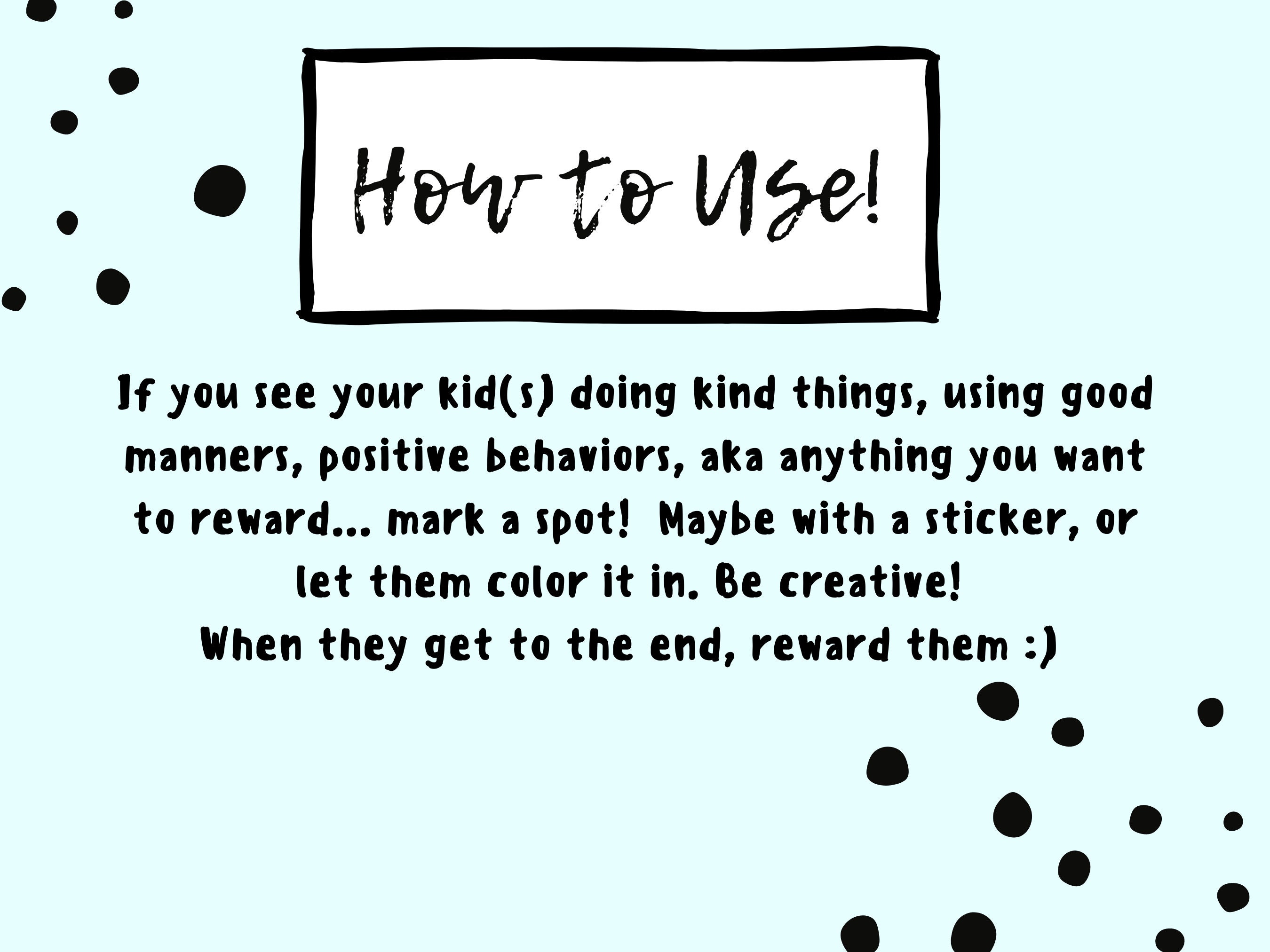 Kindness Chart, Reward Chart, Kindness Coloring Sheet, Behavior Goal ...