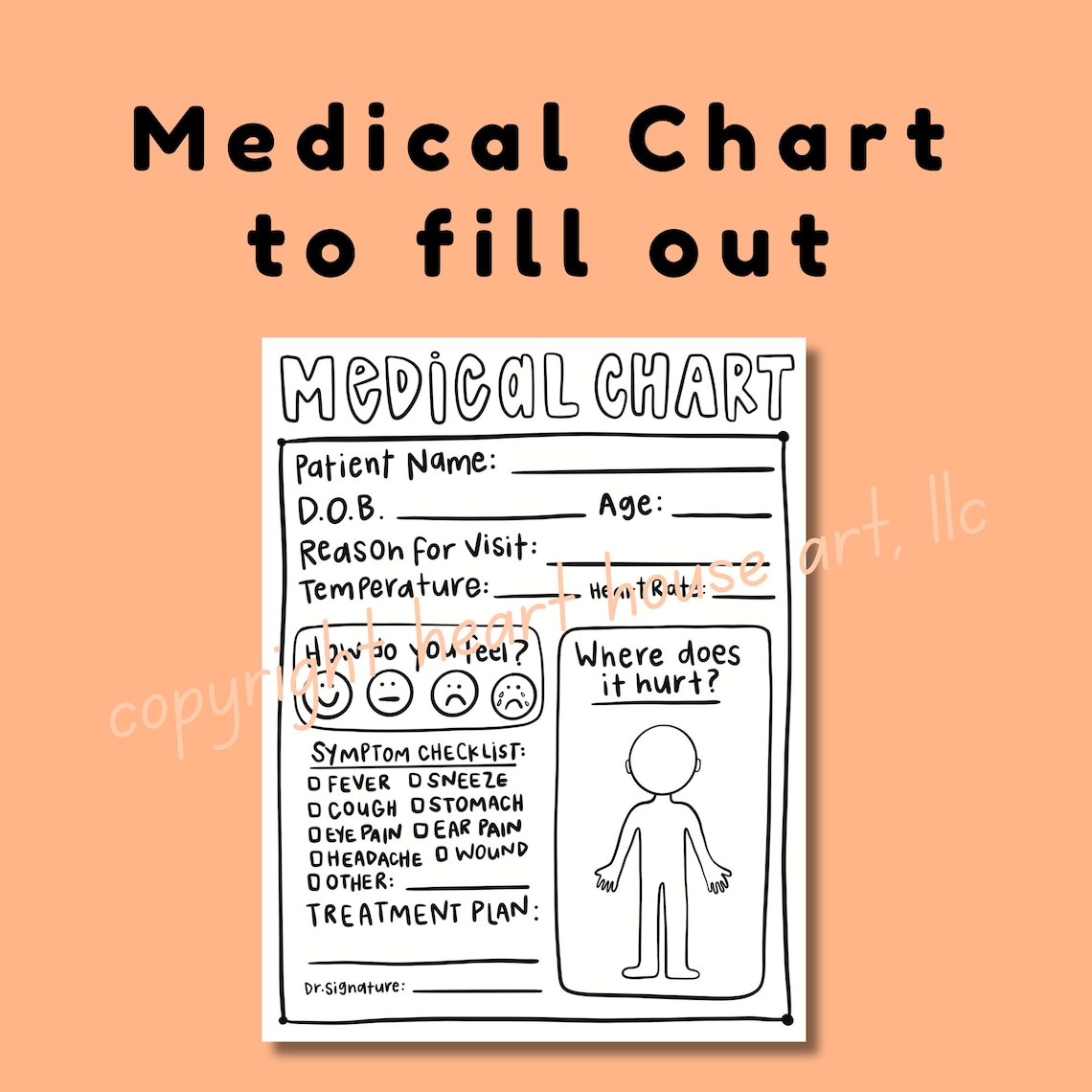 Doctor Coloring Page, Instant Download Medical/nurse Coloring Pages ...