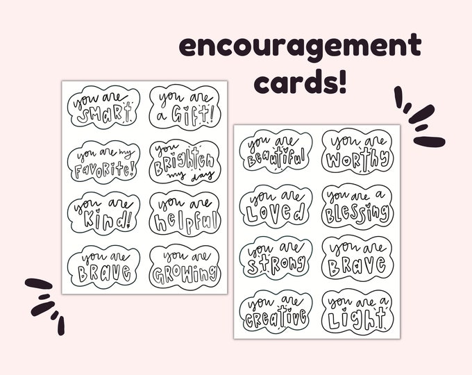 Rainbow Kindness Cards PRINTABLE | Compliment Cards for Kids | Lunchbox ...
