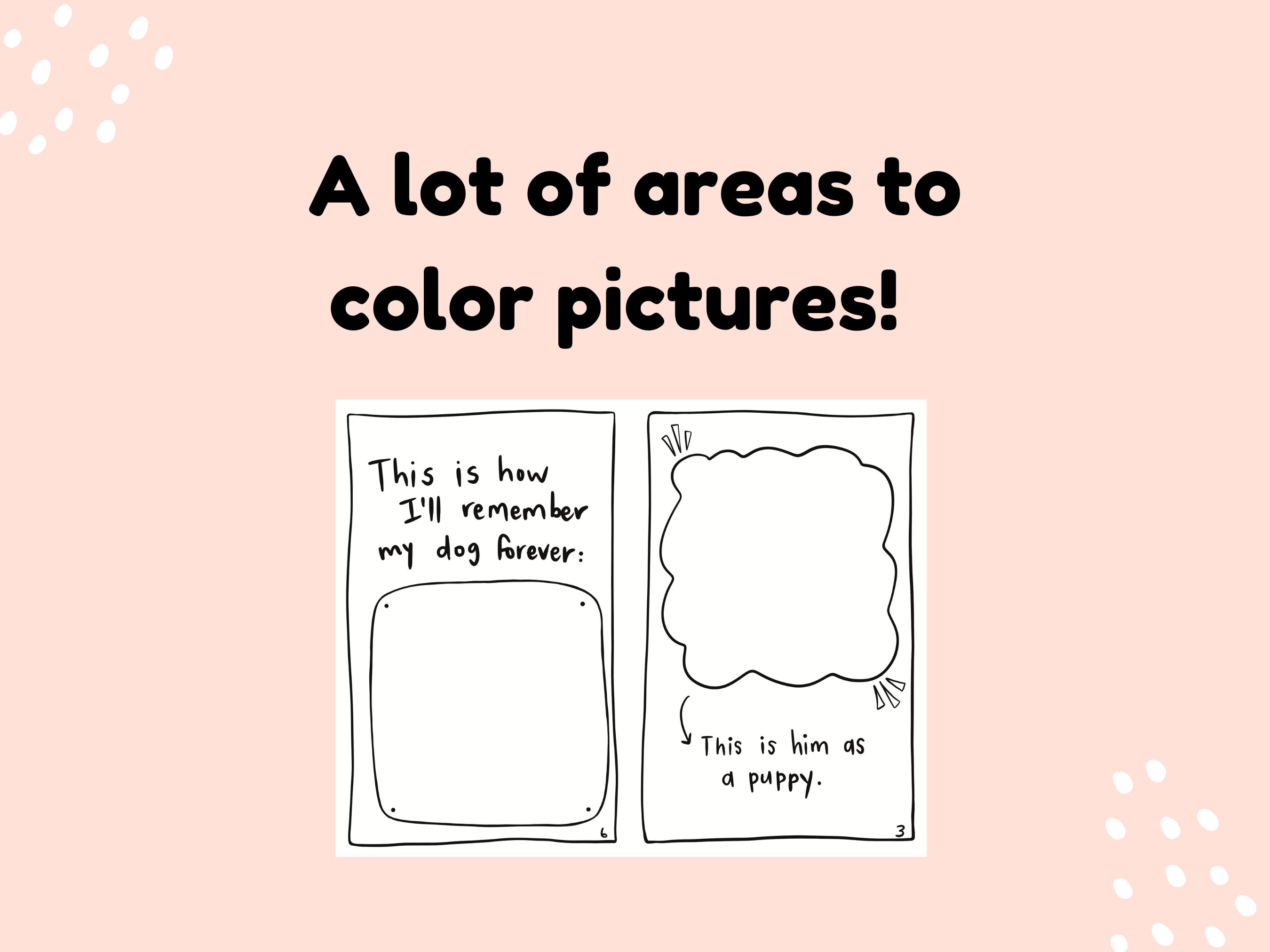 Printable Kids Book for Dog Loss, Dog Memorial Gift, Pet Loss Gift, Pet ...