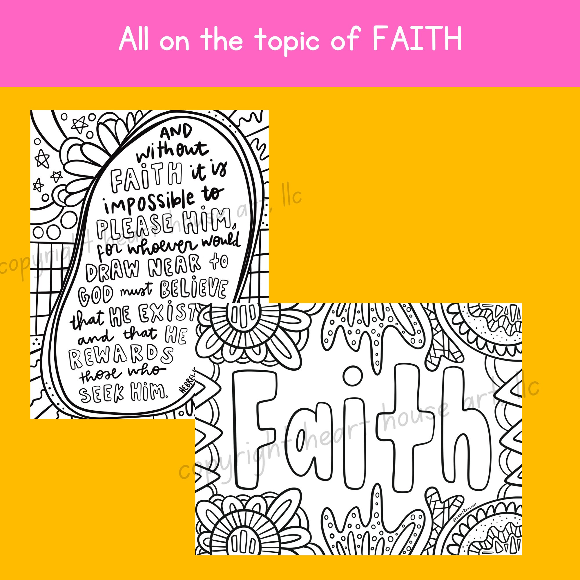 Christian Coloring Pages, Scripture Coloring Pages, Bible Coloring ...