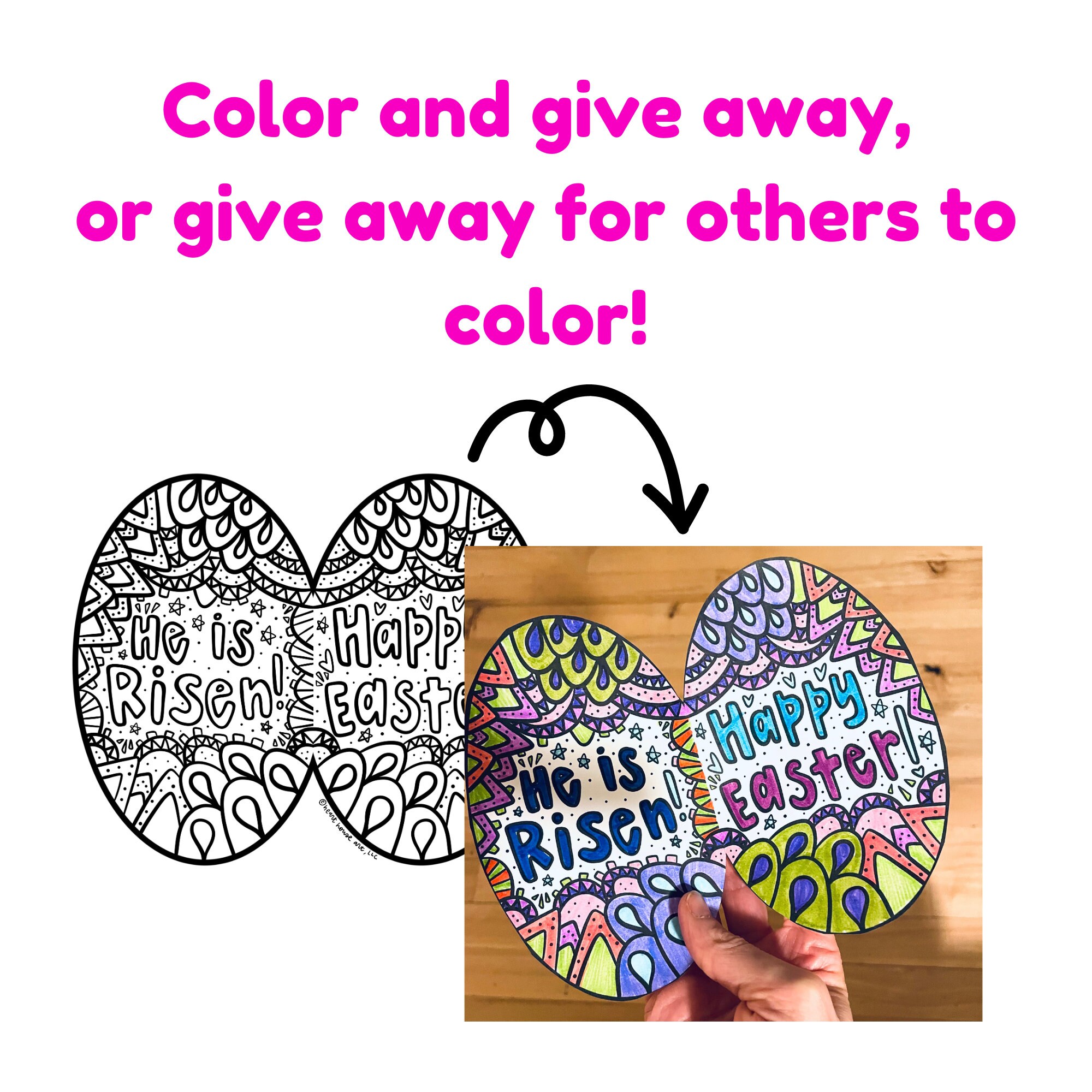 Printable Easter Cards Christian Easter Cards Christian Easter Crafts Easter Coloring Cards