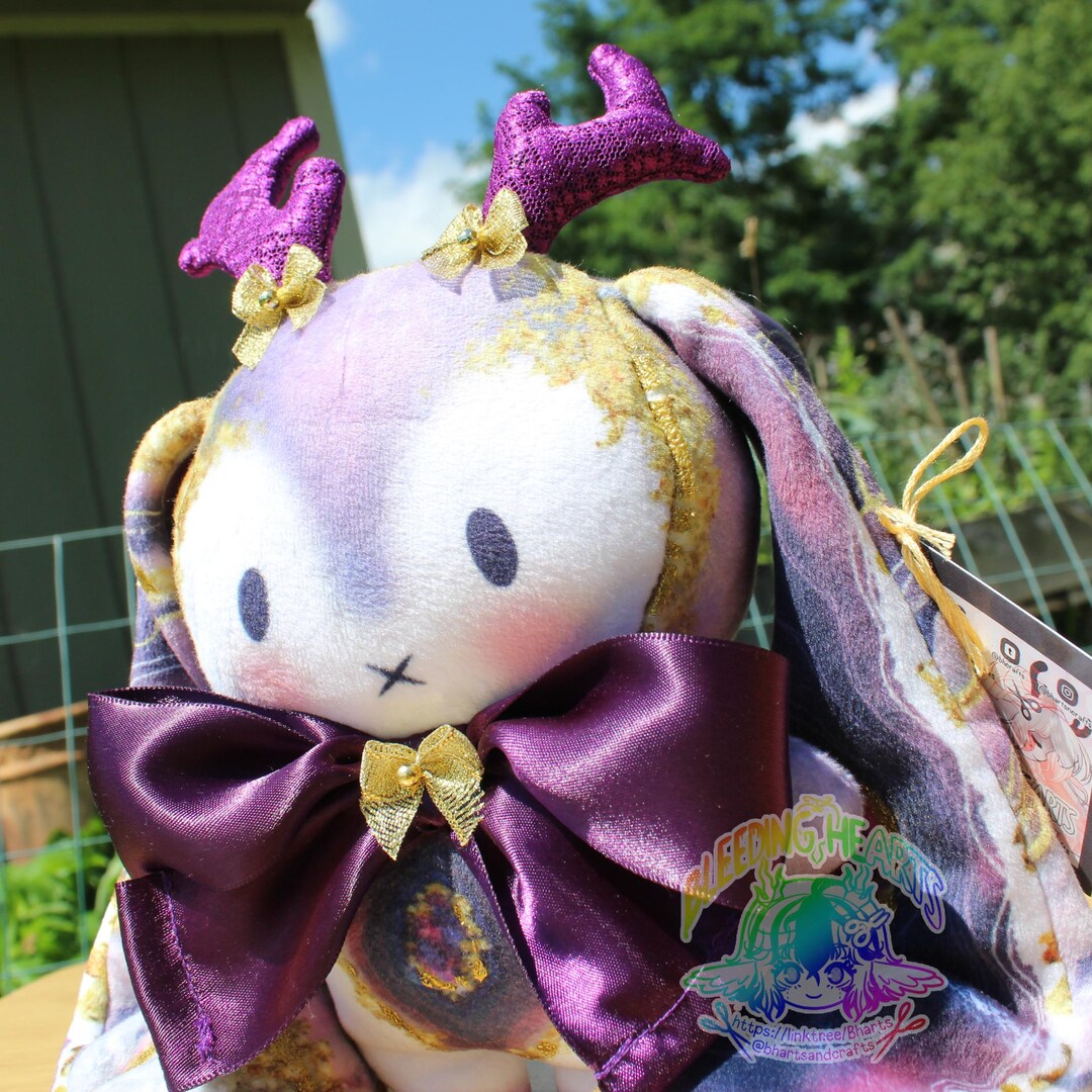 Made to Order Purple Geode Antebit (jackalope) Plush - Etsy
