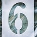 Six Stencil, Reusable Number Six Stencil, Birthday Stencil, Custom ...
