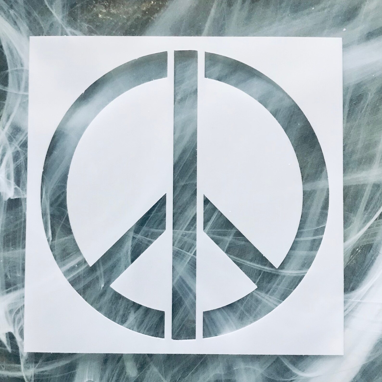 Large Peace Stencil Reusable Peace Symbol Stencil Peace Sign - Etsy