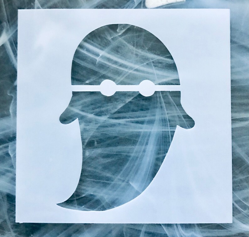 Halloween Stencil Reusable Ghost Stencil Halloween Decor | Etsy