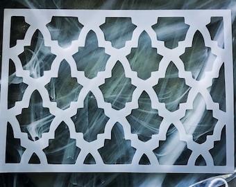 Rectangle Tile Stencil - Etsy