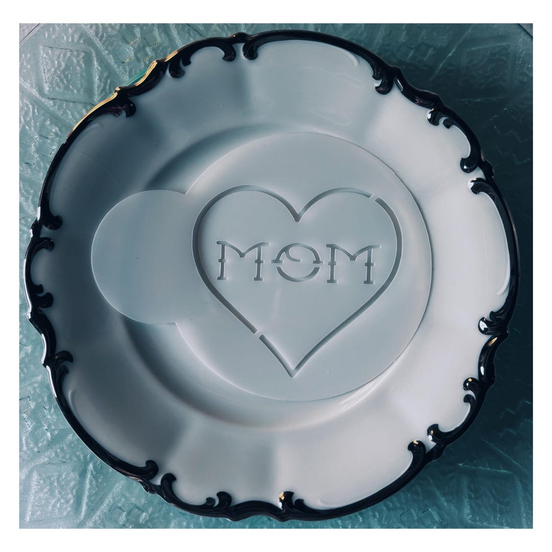 Mom Cookie Stencil, Reusable Mom Cookie Stencils, Mom Tattoo Stencil ...