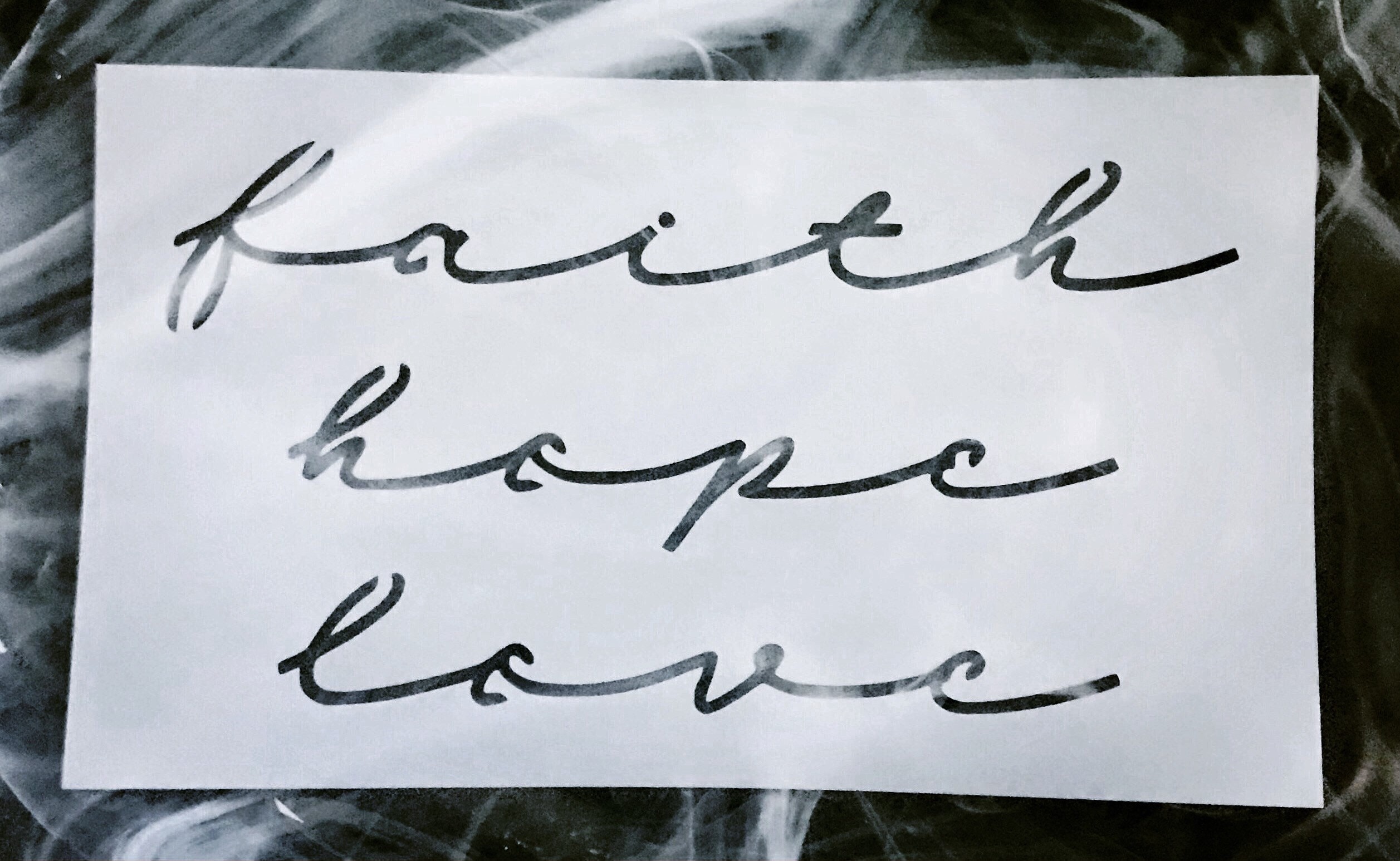 Faith Hope Love Stencil Reusable Faith Hope Love Stencil | Etsy